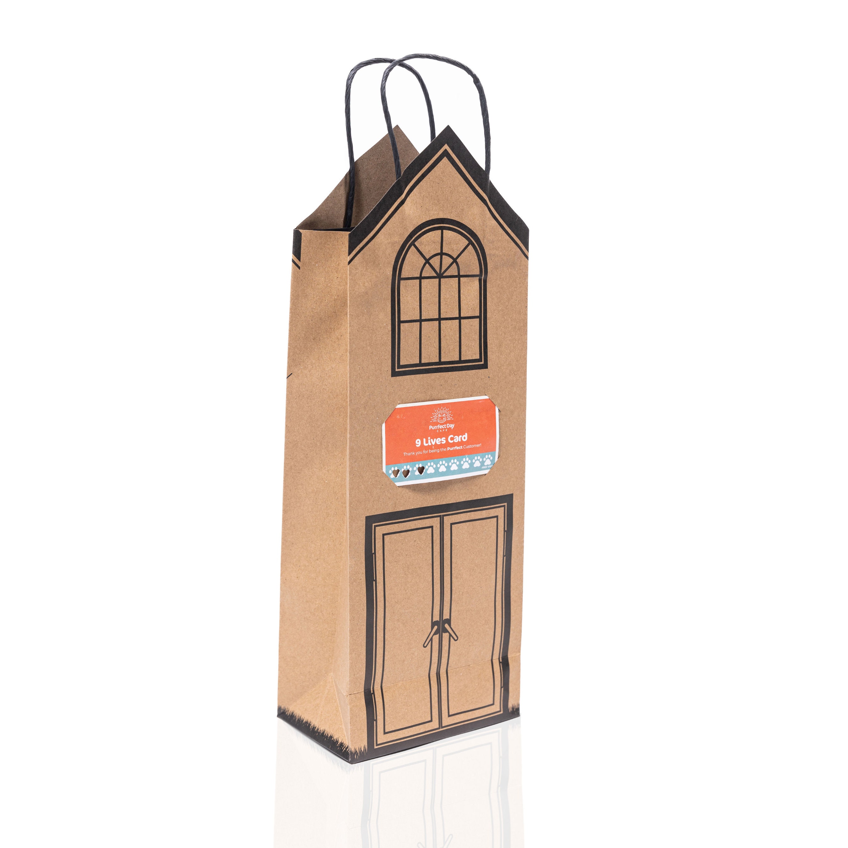 House Shaped Gift Bags Single Bottle - Etsy