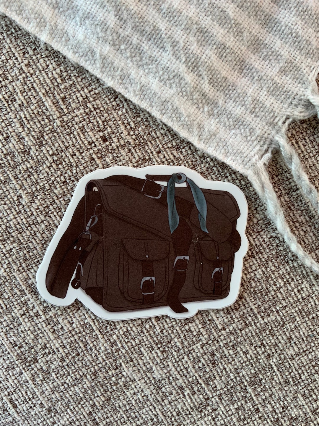 Vintage Messenger Bag Sticker - Etsy