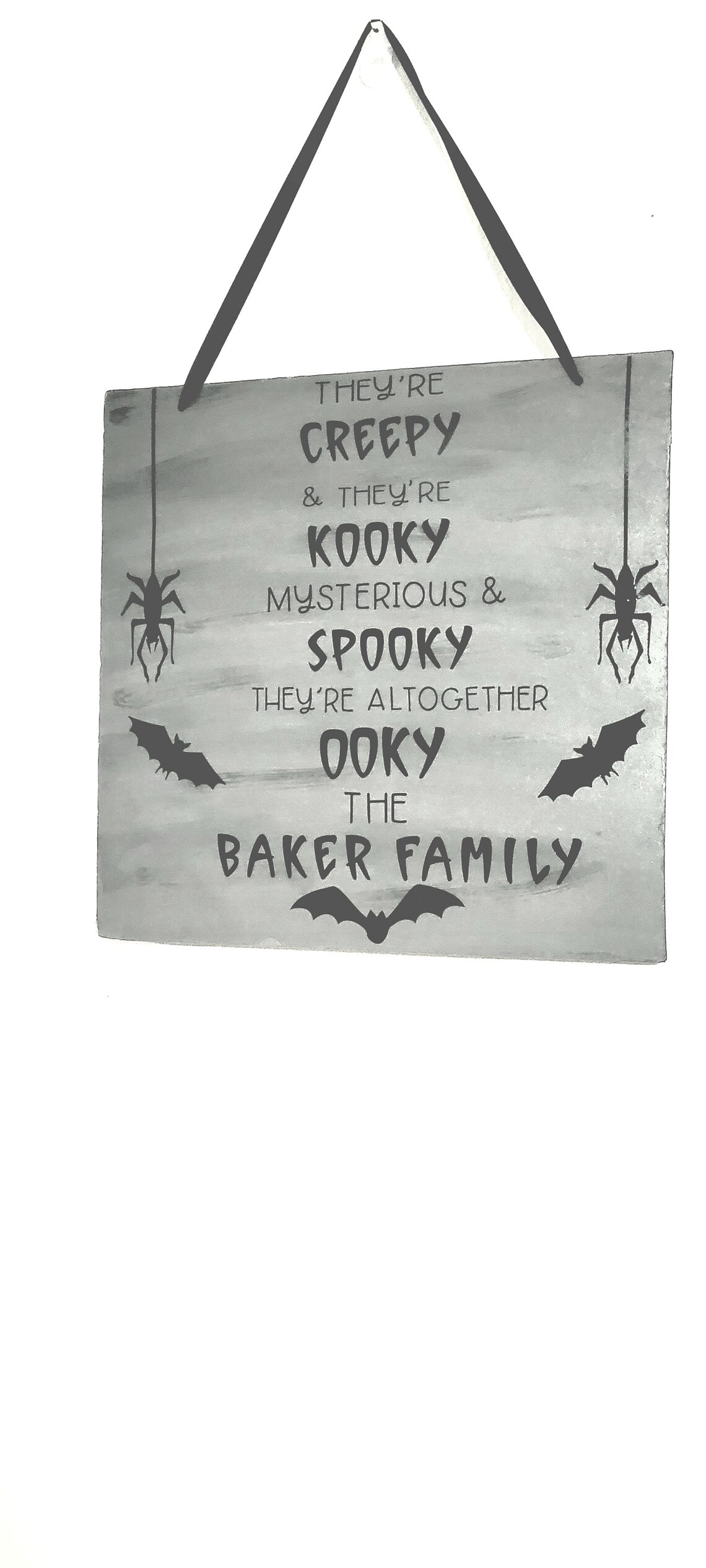 Personalized Addams Family Home Sign - Etsy
