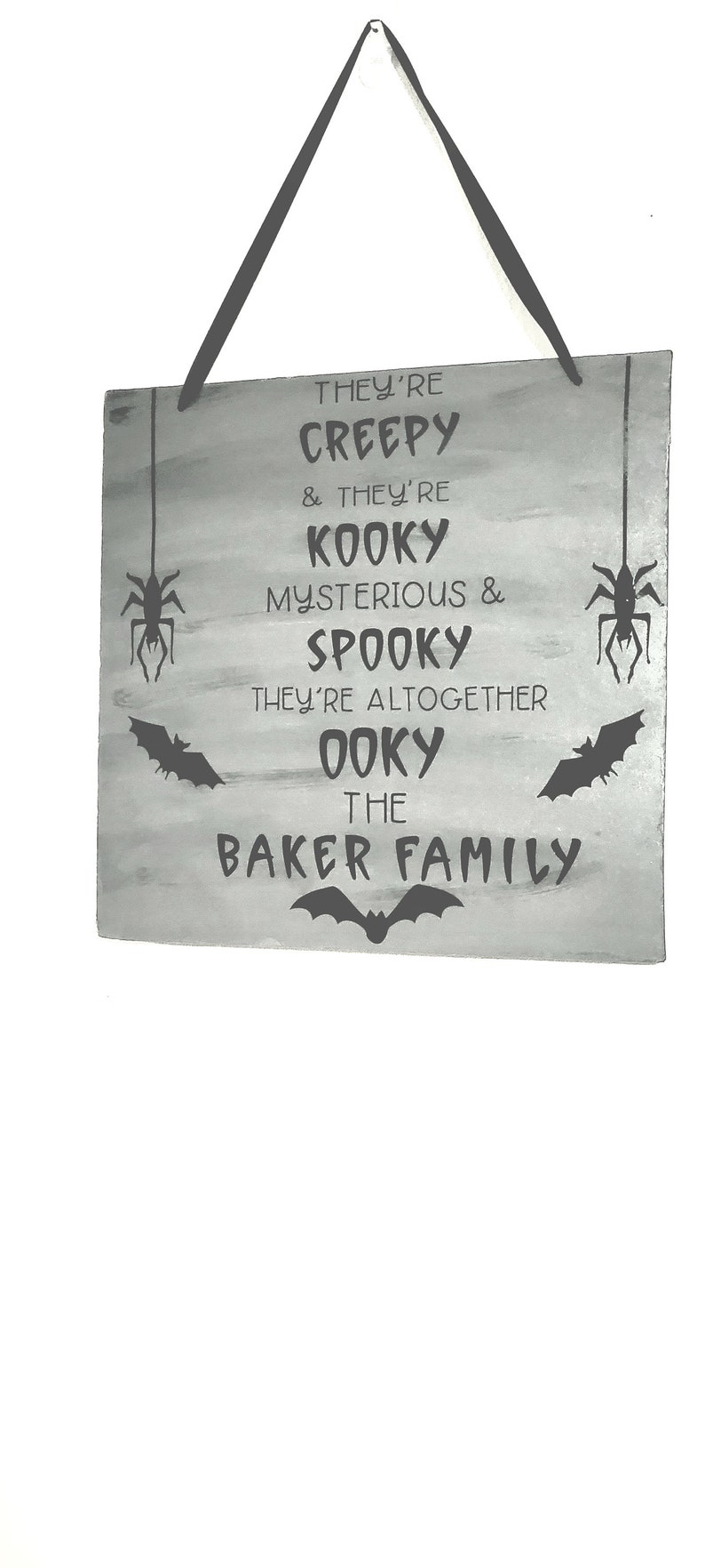 Personalized Addams Family Home Sign - Etsy
