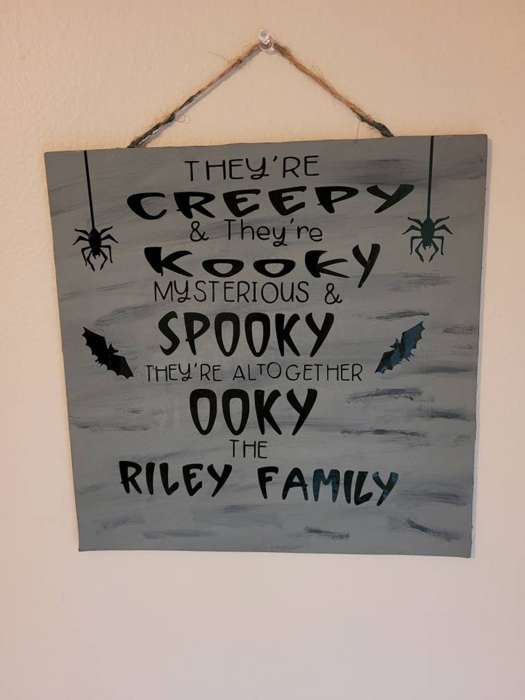 Personalized Addams Family Home Sign - Etsy