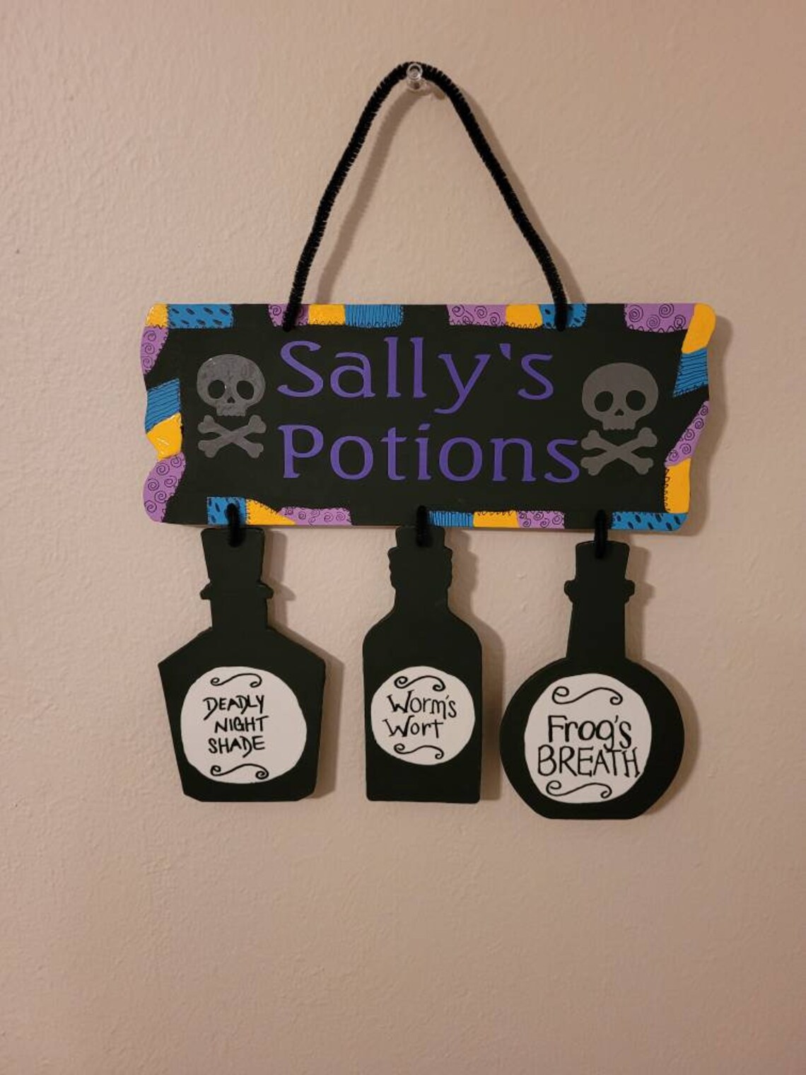 Sally's Potions Signage From the Nightmare Before - Etsy