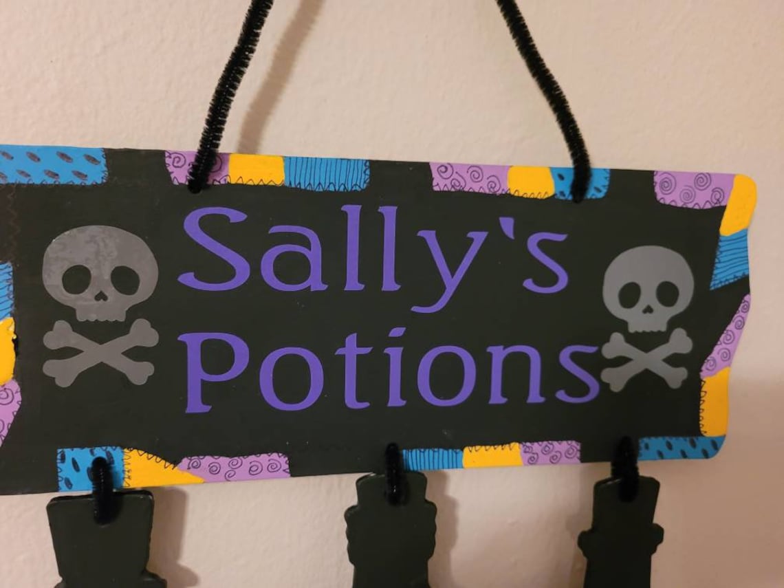 Sally's Potions Signage From the Nightmare Before - Etsy