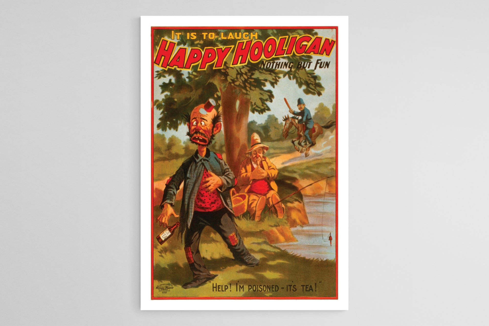Vintage Broadway Poster Happy Hooligan DIY DRUCKBARE digitale SOFORT ...