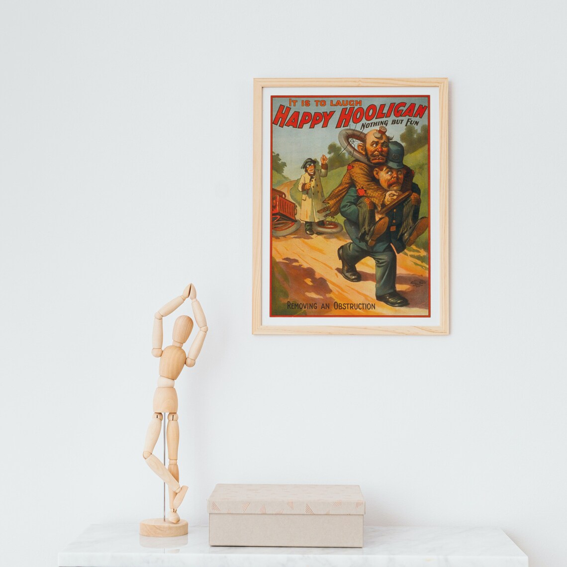 Vintage Broadway Poster Happy Hooligan DIY PRINTABLE Digital INSTANT ...