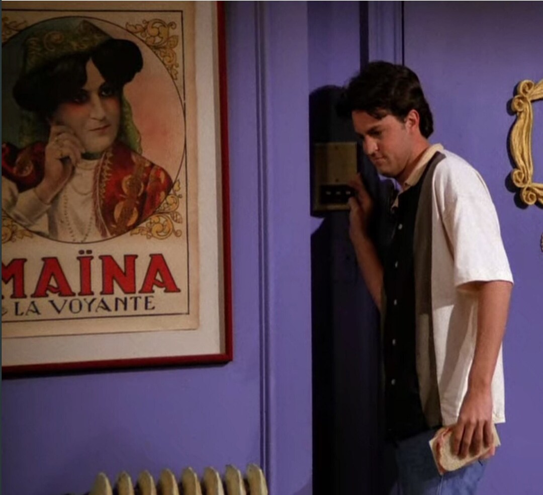 Friends Wall Art Monica's Vintage Retro Friends Poster Maïna La Voyante ...