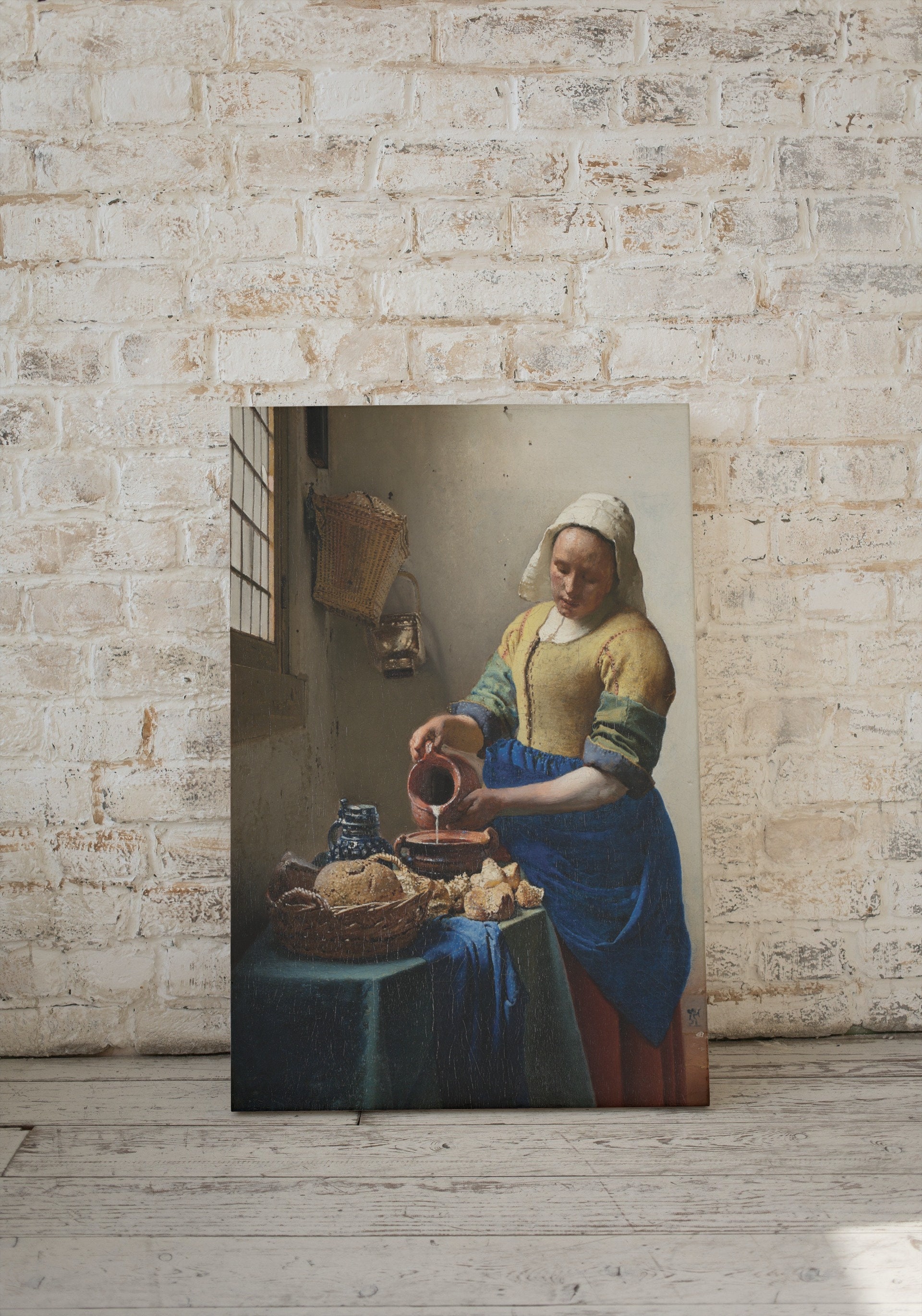 The Milk Maid Johannes Vermeer Vintage Poster Instant - Etsy