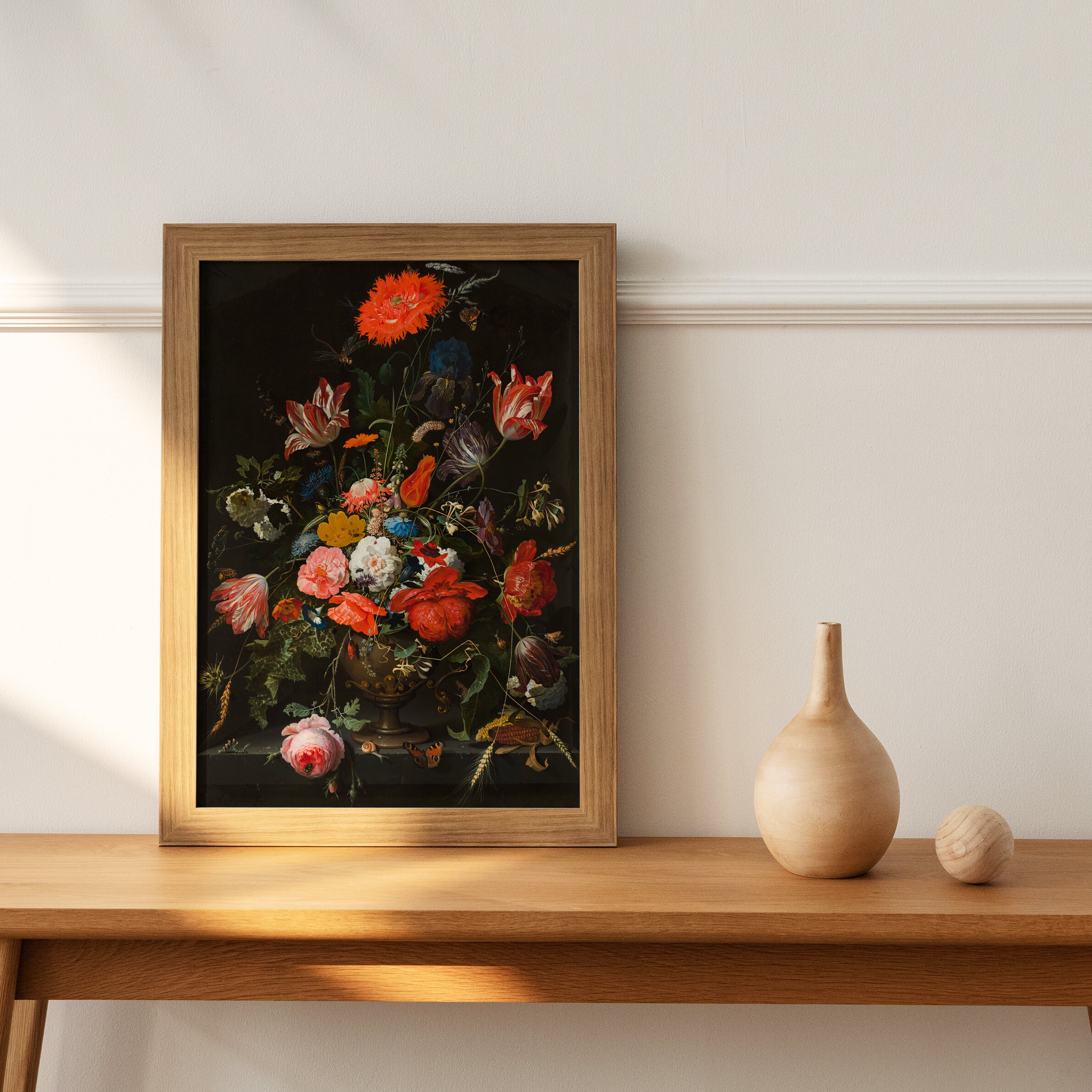 Abraham Mignon Large FLORAL OIL PAINTING Original Flowers - Etsy