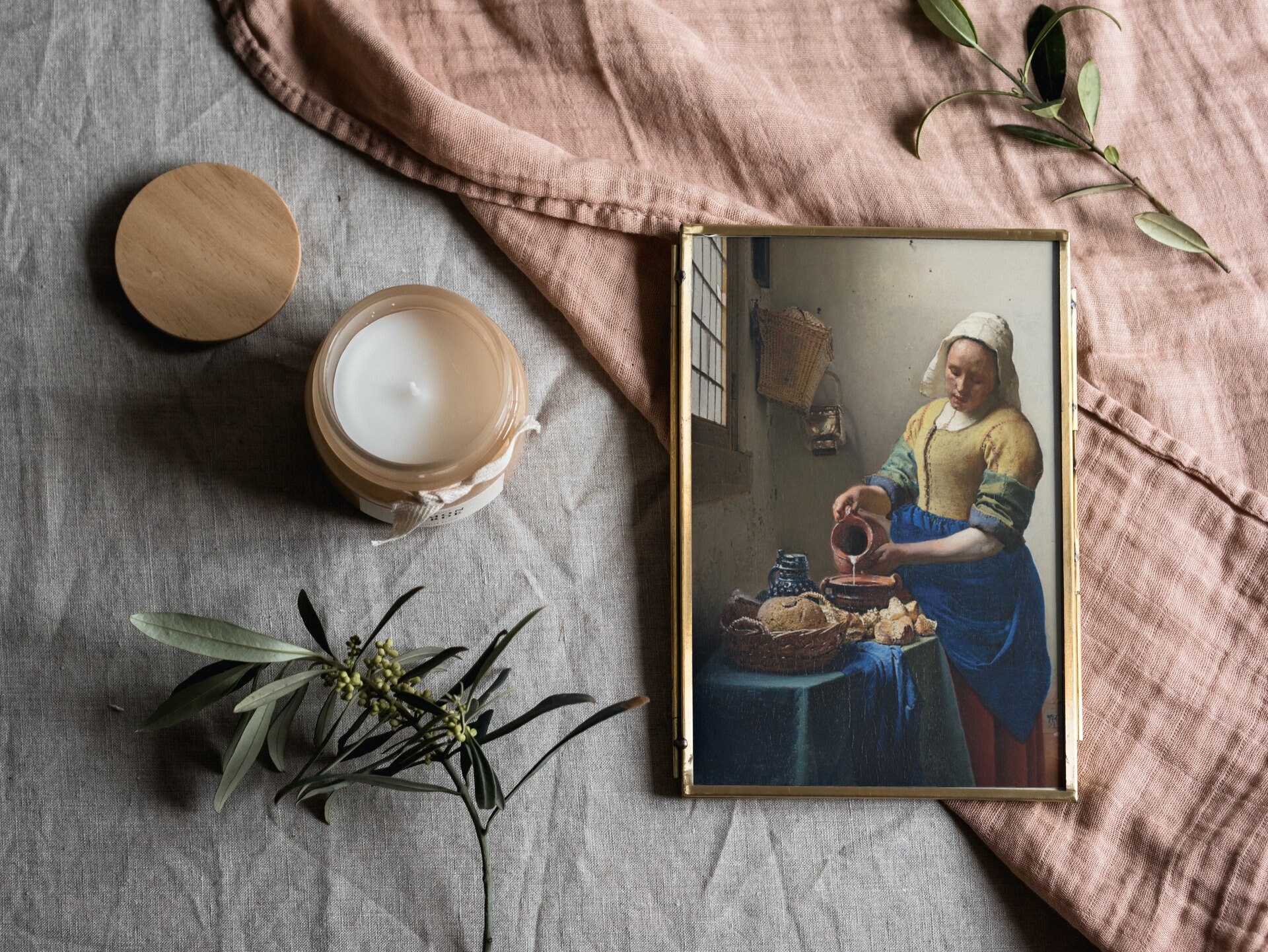 The Milk Maid Johannes Vermeer Vintage Poster Instant - Etsy