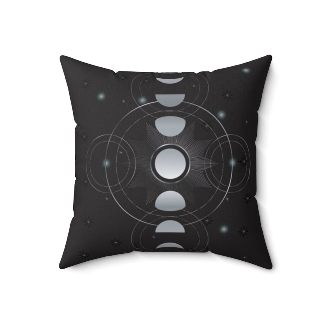 Moon Phases Pillow Moon Room Décor for Witch House Moon - Etsy