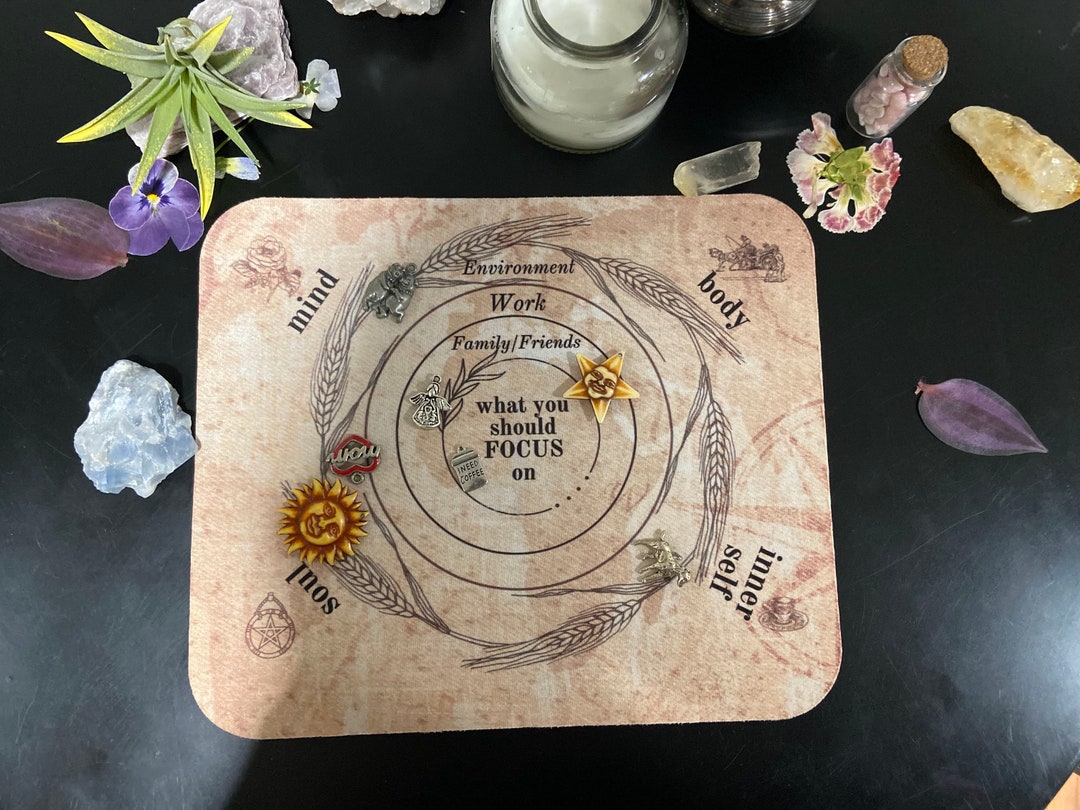 Charm Casting Mat- Focus: Charm Reading, Charmancy, Divination Board ...