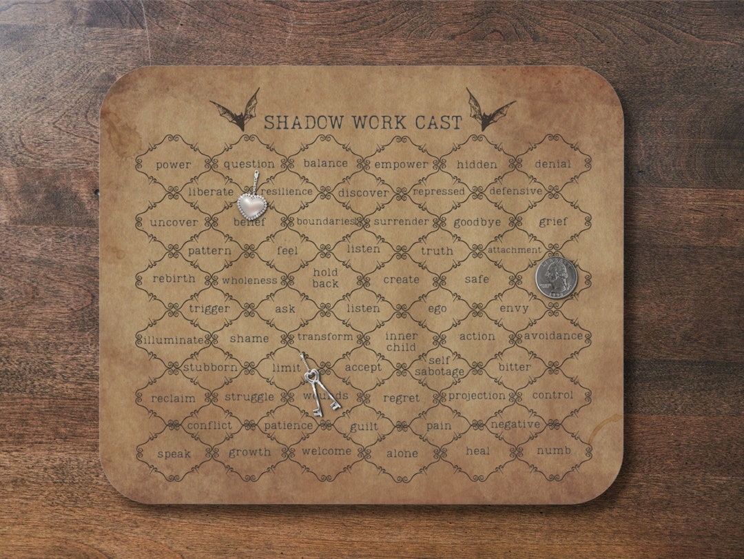 Charm Casting Mat- Shadow Work: Charm Reading, Charmancy, Divination ...