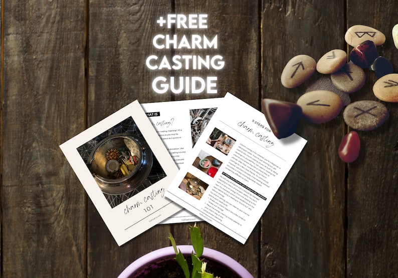 Focus Charm Casting Sheet Free Guide: Charm Reading - Etsy