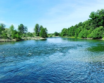 Printable Instant Digital Download Reflection Heart Sunset River Water ...