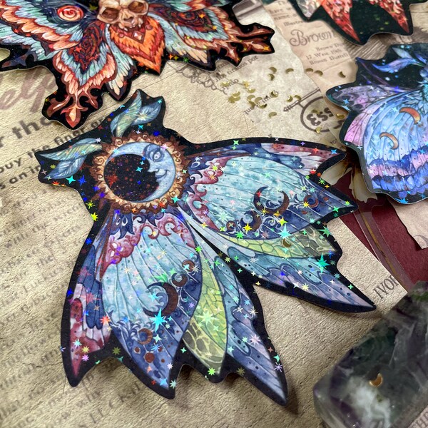 Moth Laptop Sticker - Etsy