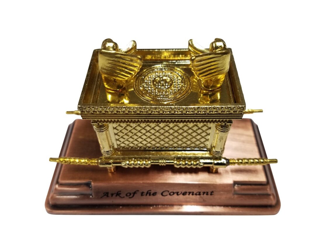 Medium Gold Plated Ark of the Covenant Replica Figurine From the Holy ...