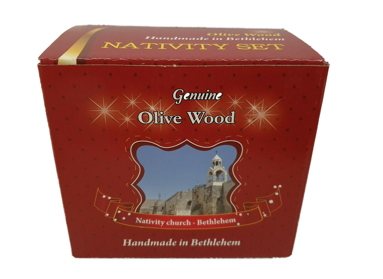 4.5 Alabaster Olive Wood Nativity Set Stable With Glued | Etsy