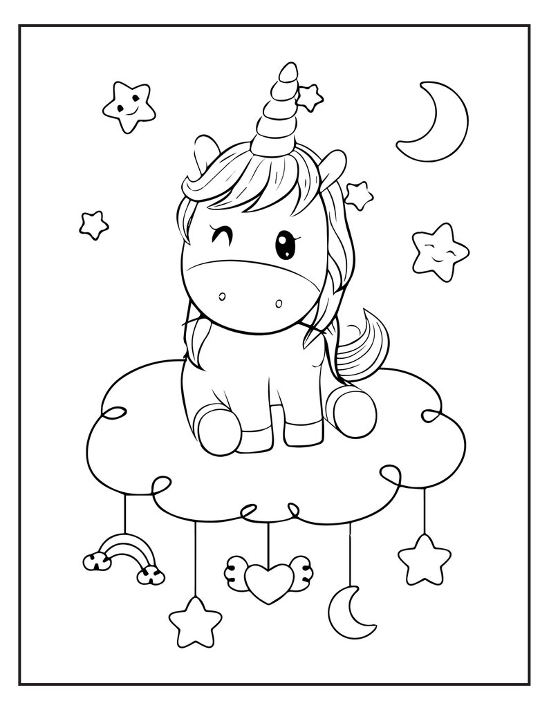 Printable Various Playful Coloring Pages JPG/PDF 200 PG - Etsy