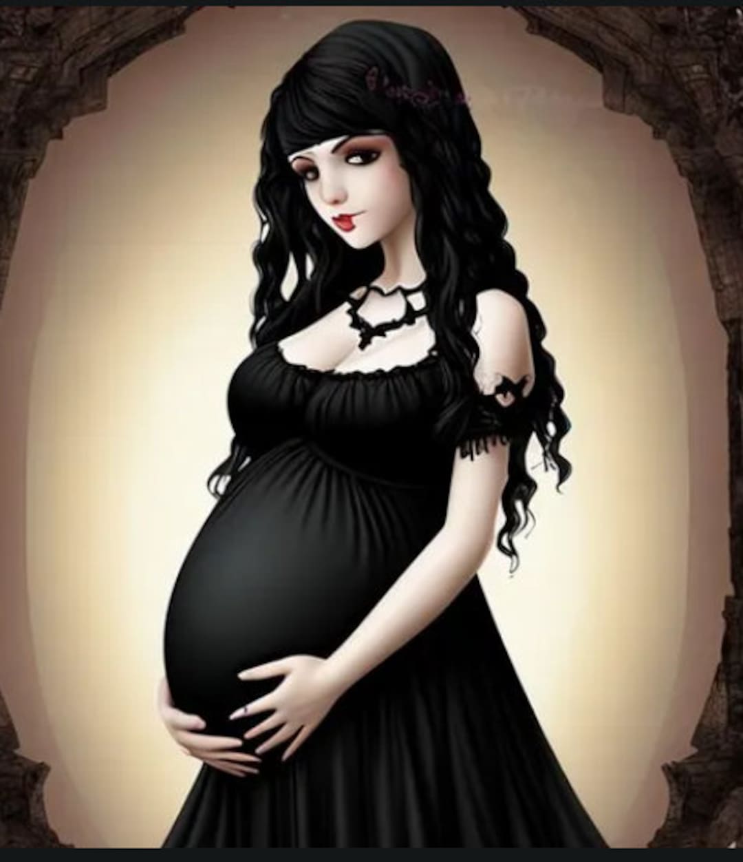Pregnant Gothic Teen Spiritual Companion Remote Binding - Etsy