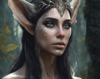 Woodland Drow Elf Spirit Companion Direct Binding - Etsy