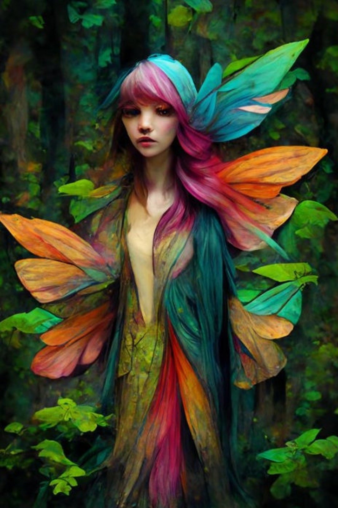 Woodland Pixie Nymph Spirit Companion Remote Binding- - Etsy Canada