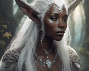 Woodland Drow Elf Spirit Companion Direct Binding - Etsy