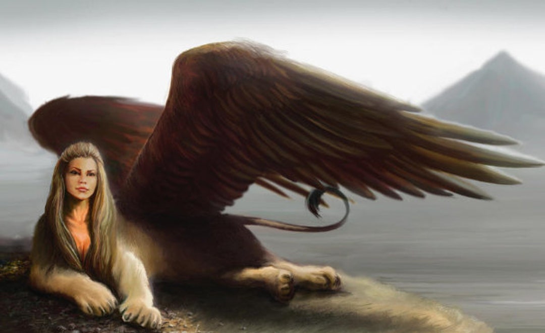 Female Sphinx Spirit Companion Direct Binding - Etsy