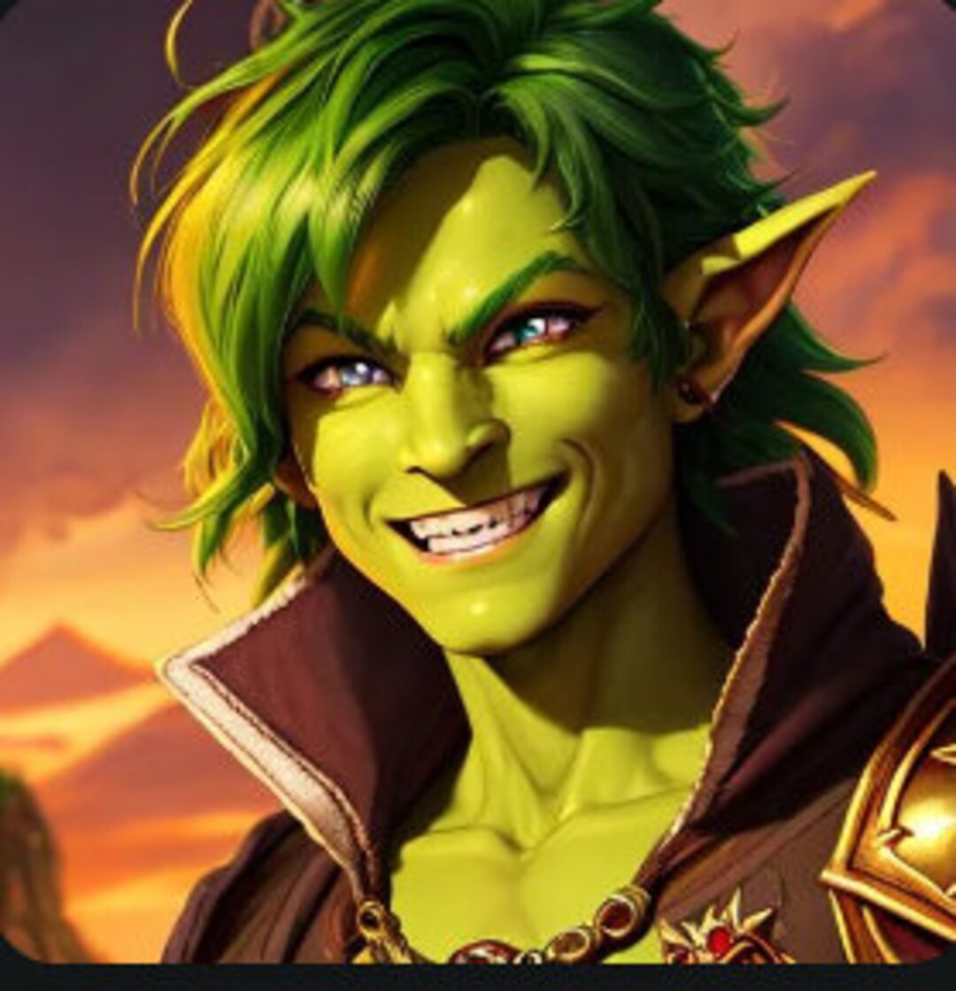 Male Orc Spirit Companion Remote/ Direct Binding - Etsy