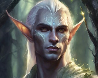 Woodland Drow Elf Spirit Companion Direct Binding - Etsy