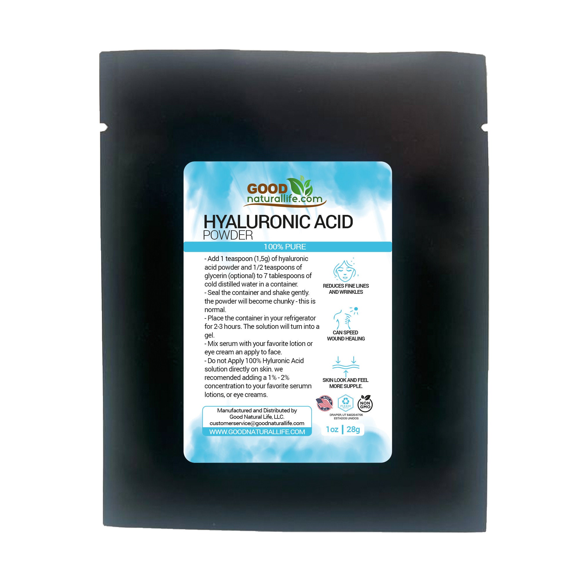 Hyaluronic Acid Powder - Etsy