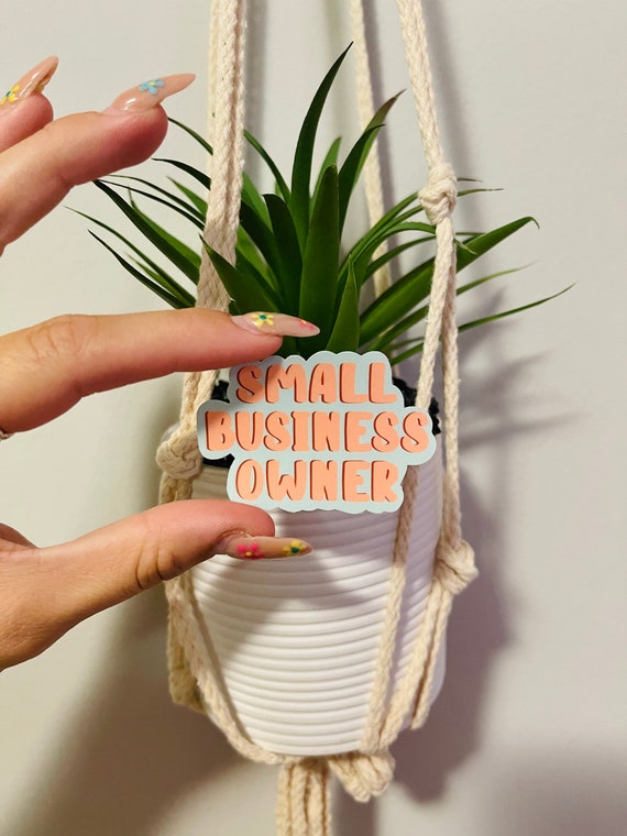 Small Business Owner Sticker Waterproof Sticker Trendy | Etsy