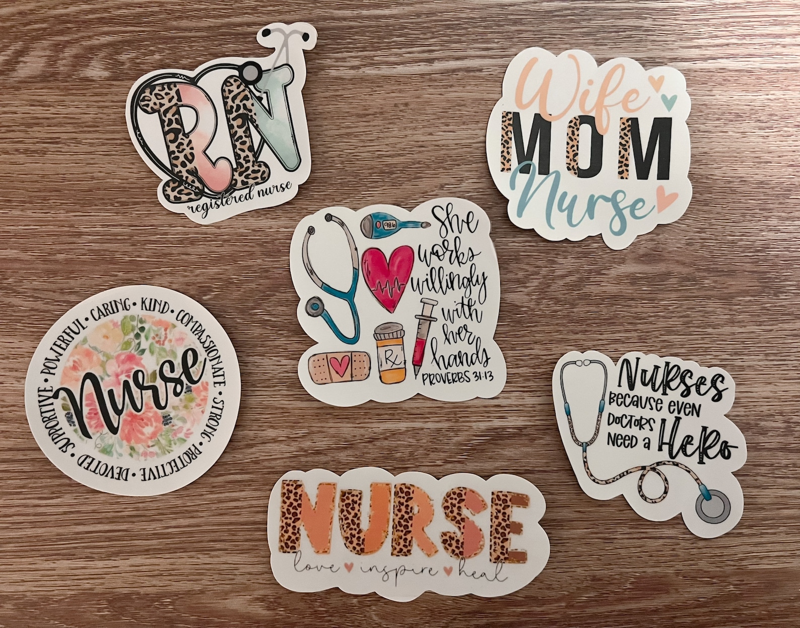 Nurse Sticker, Stickers for Nursing, RN, Nursing School Stickers, Water ...