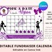 Editable Cheer Pick a Date to Donate, Purple Theme, Cheer School ...