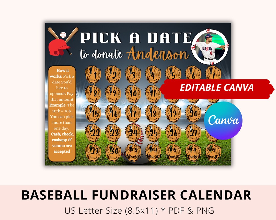 Editable Baseball Black Out My Board, Pay the Date, Baseball Team ...