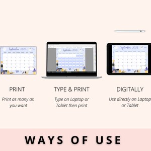 Editable Monthly Calendar 23 24, 12 Month, Holiday Calendar, Academic ...