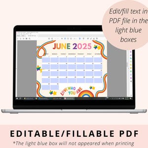 Editable Monthly Calendar 2024 2025, 12 Months, Back to School, Holiday ...