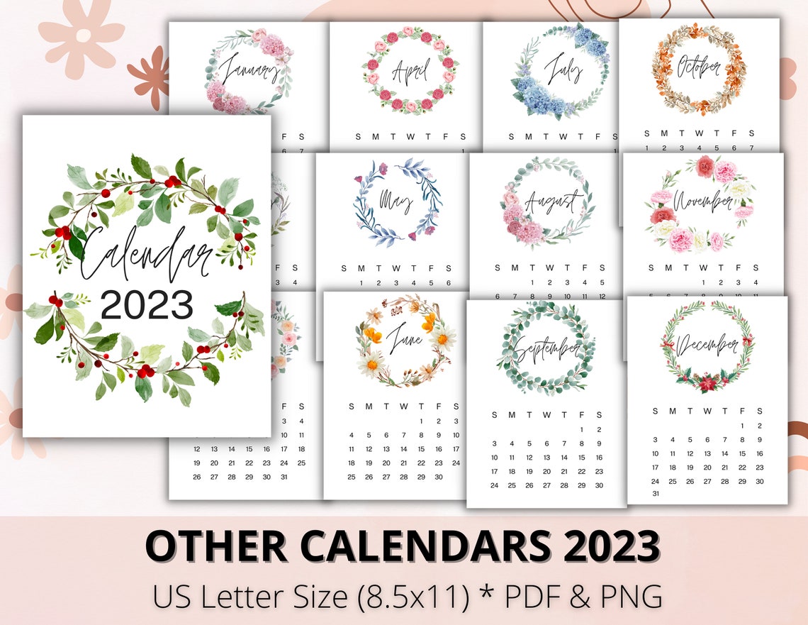Editable Monthly Calendar 2024, Holiday Calendar, Cat Lover, School ...