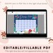 Editable Christmas Calendar 2024 Printable, December 2024, Cat Calendar ...