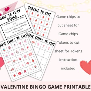 Valentine Bingo Game Printable, Valentine's Day Game, Break the Ice ...