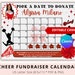 Editable Cheer Pick a Date to Donate, Cheer School Donate, Canva ...