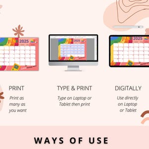 Editable June Calendar 2025, June Planner 2025, Pride Month, Queer ...