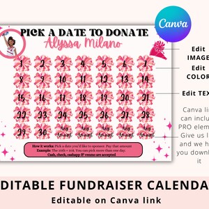 Editable Black Out My Board, Pink Theme, Canva Template, Cheer Pick a ...