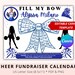 Editable Cheer Fundraiser Calendar, Cheer Pick a Date to Donate, Navy ...