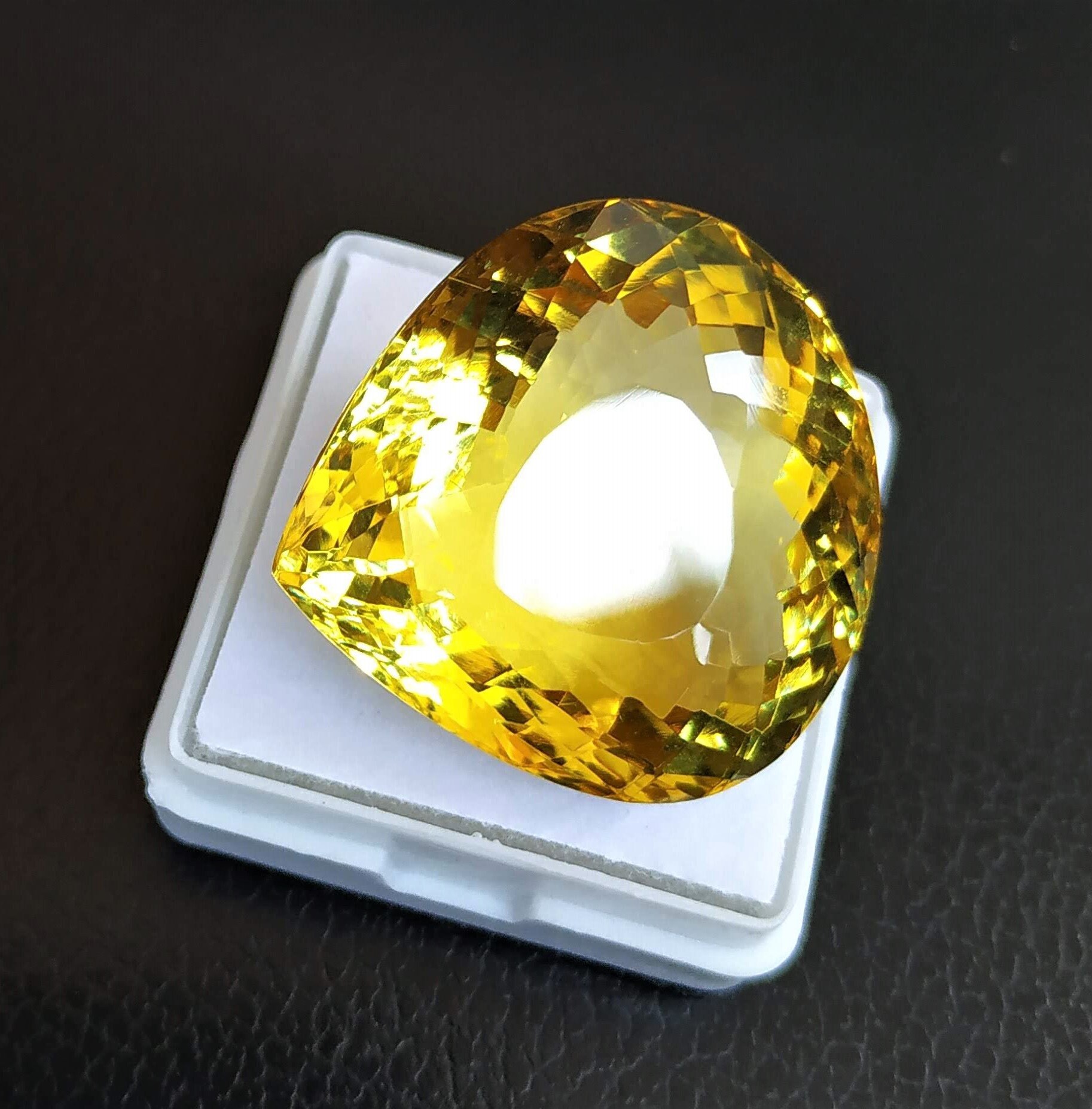 Natural Light Yellow Citrine 50.90 Cts Beautiful Heart Shape | Etsy