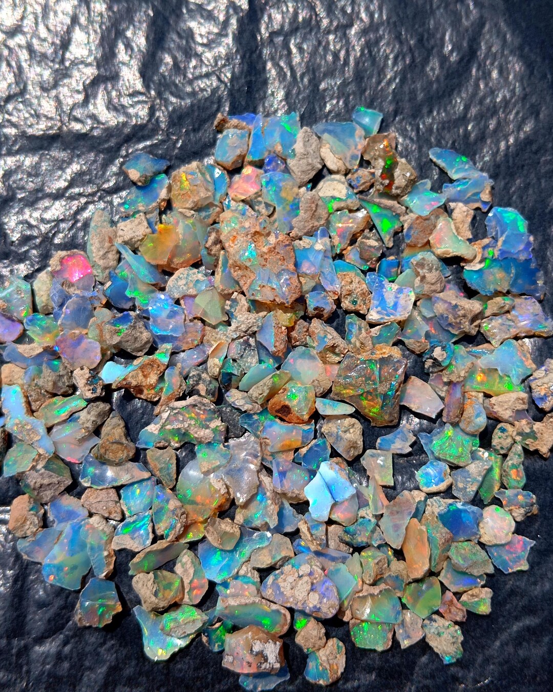 50 Carat Opal Rough,ethiopian Opal Rough,natural Dry Opal Rough,rainbow ...