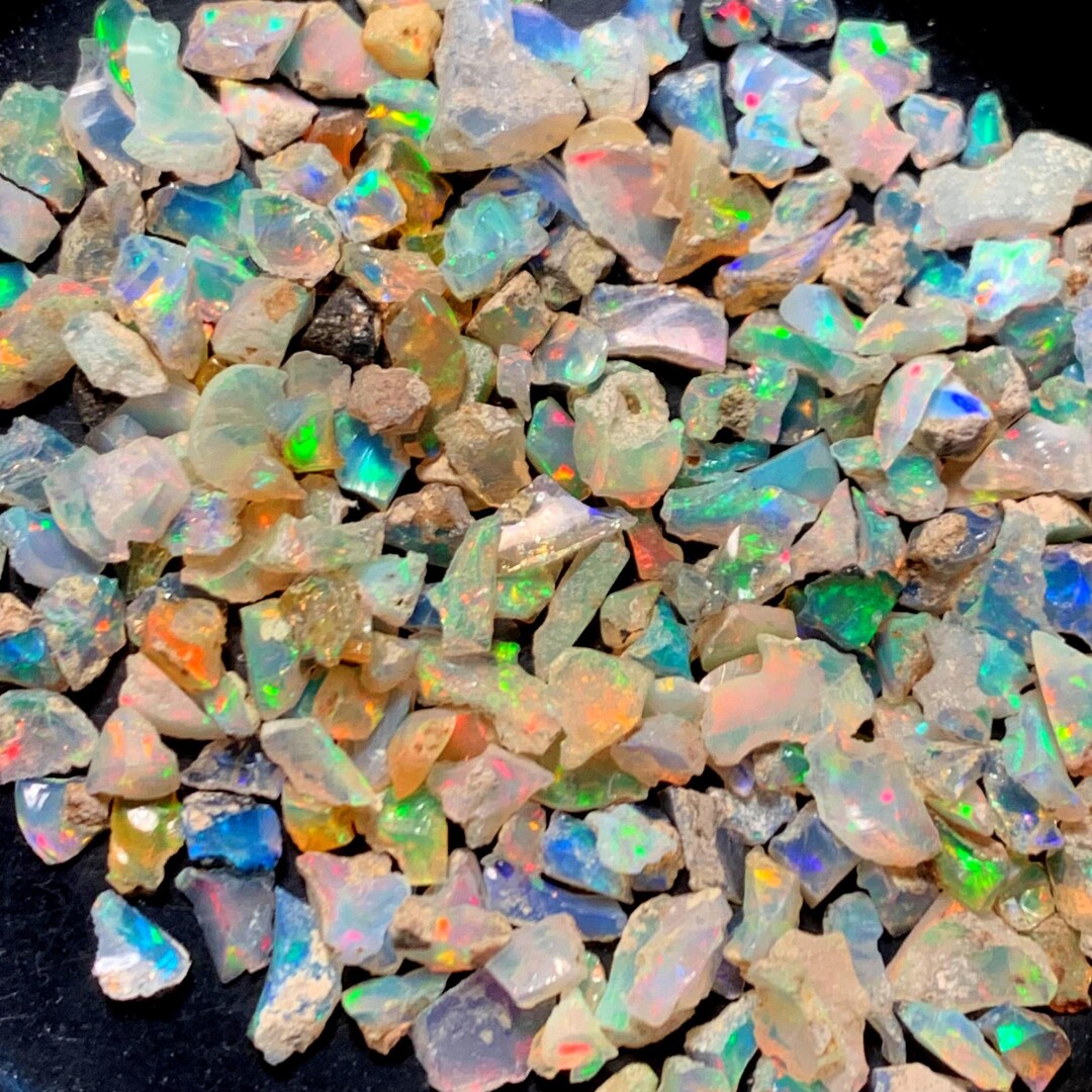 50 PCS, OPAL Raw Crystals, Bulk Raw Opal, Rough Opal Lot,welo Opal,aaa ...
