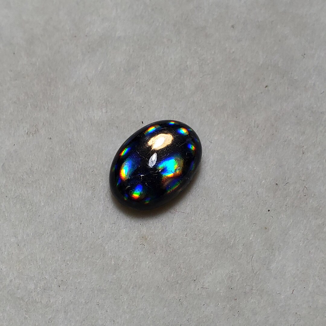 Doublet Quartz-rainbow Fire Doublet-doublet Oval Cabochon-aaa Flashy ...