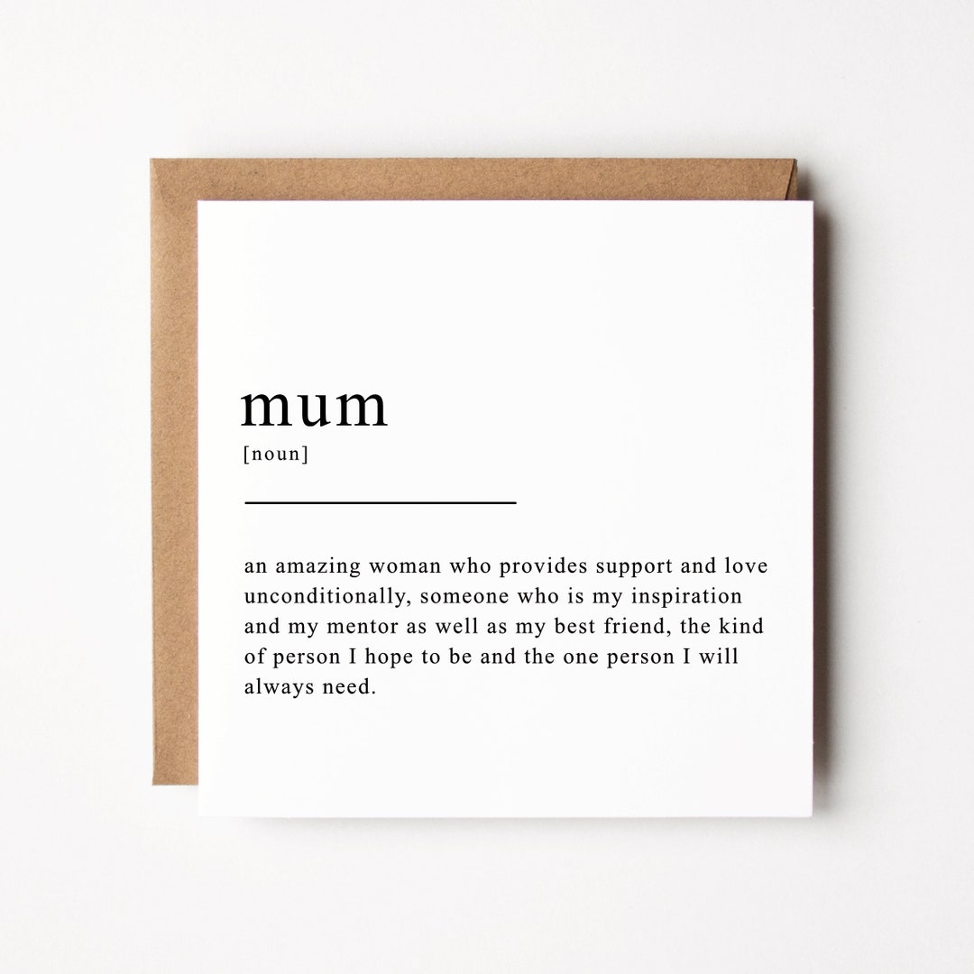 Personalised Mum Birthday Card Birthday Card for Mum Mom - Etsy UK