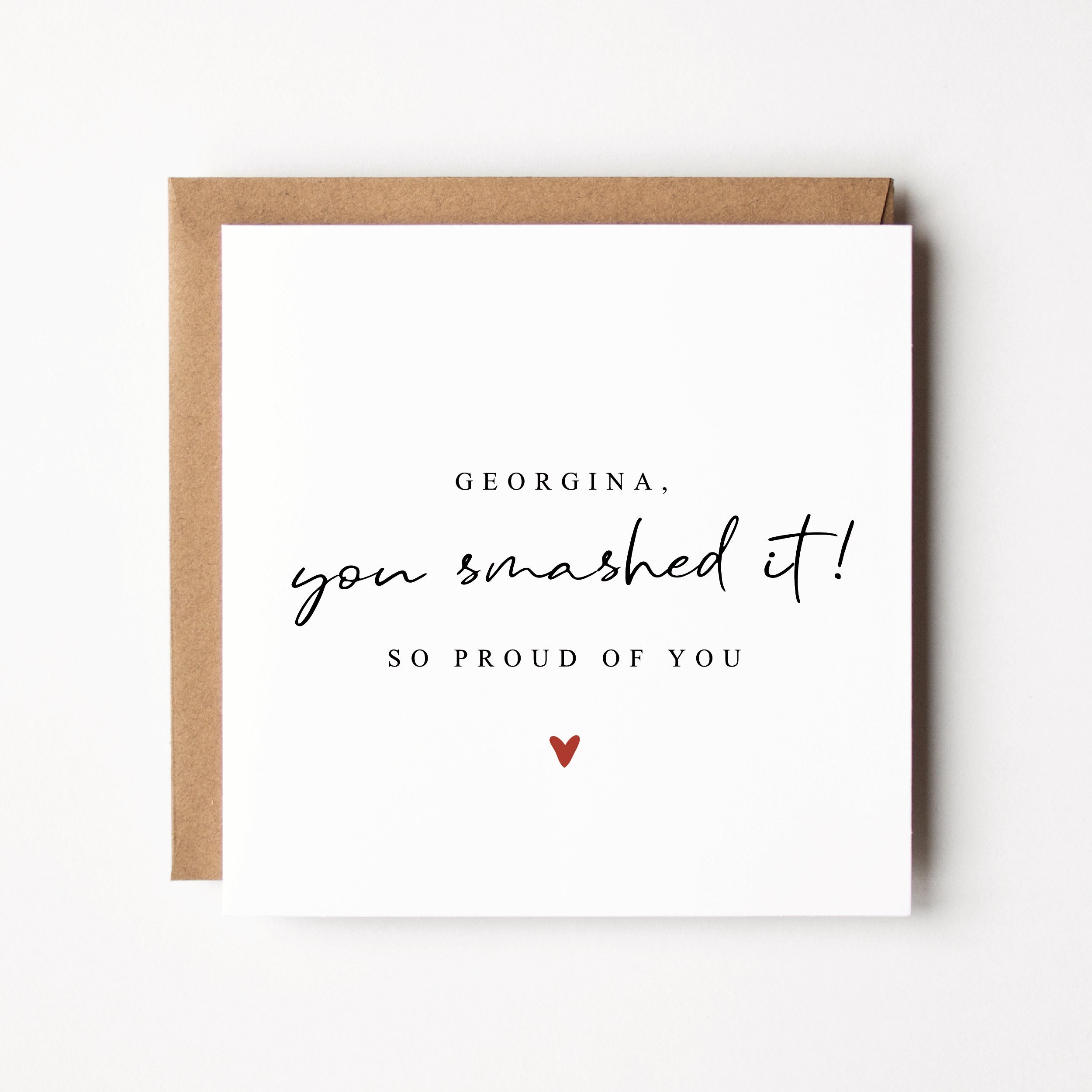 Personalised You've Smashed It Card New Job Card - Etsy UK