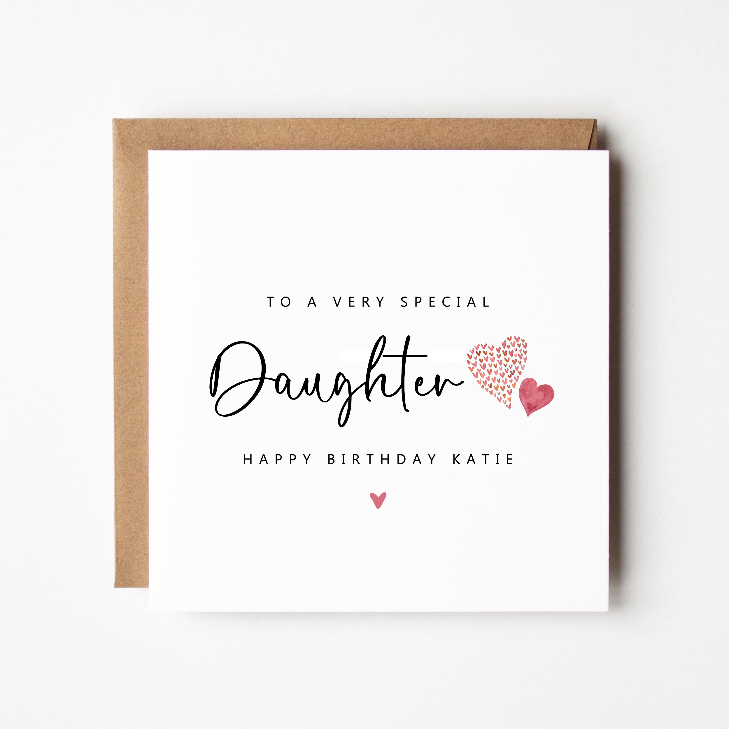 Daughter Birthday Card |happy Birthday to A Special Daughter Card ...